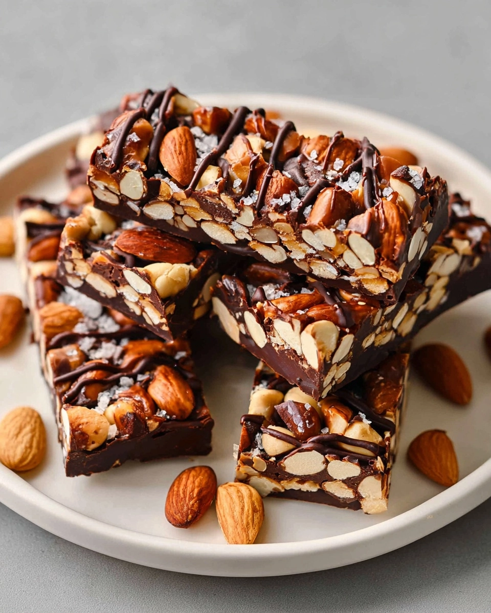 Dark Chocolate and Sea Salt Nut Bars: A Sweet, Salty & No-Bake Snack ...