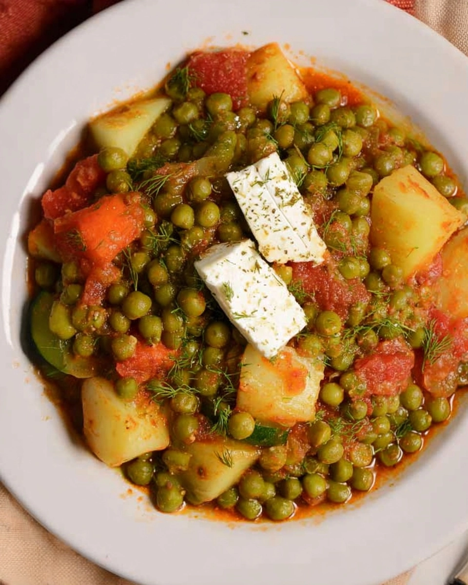 Greek Green Peas Stew (Arakas): A Hearty, Traditional Vegan Recipe ...